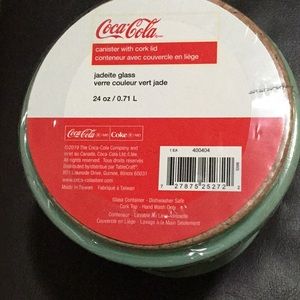 Coca Cola | Storage & Organization | Salecoca Cola Jadeite Canister 24 ...